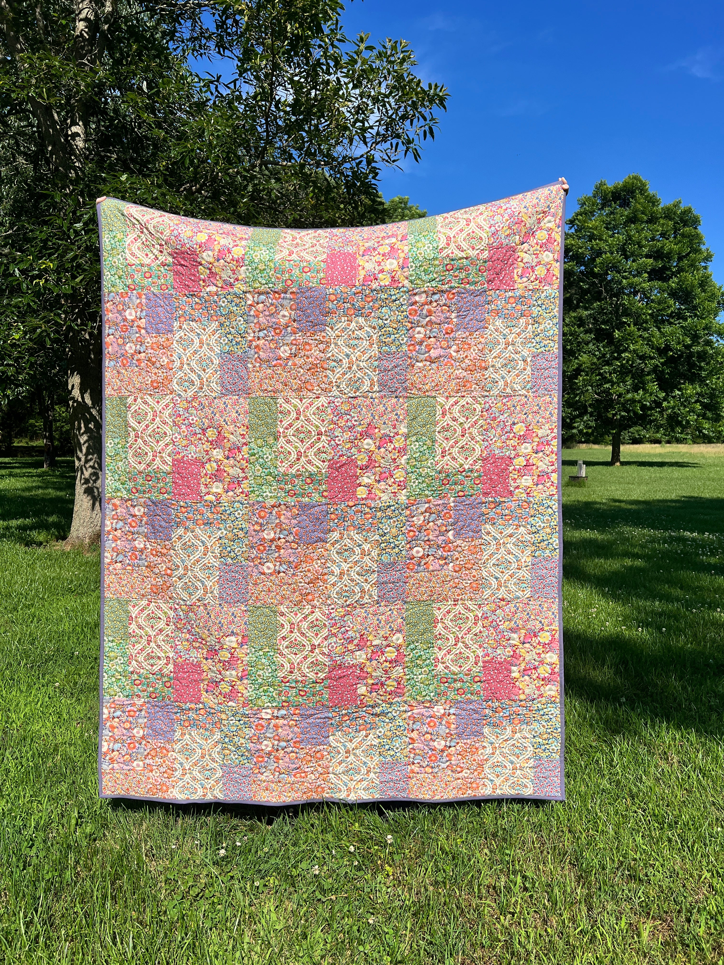 Tilda Whimsy Quilt Kit | Vintage Pink & Green